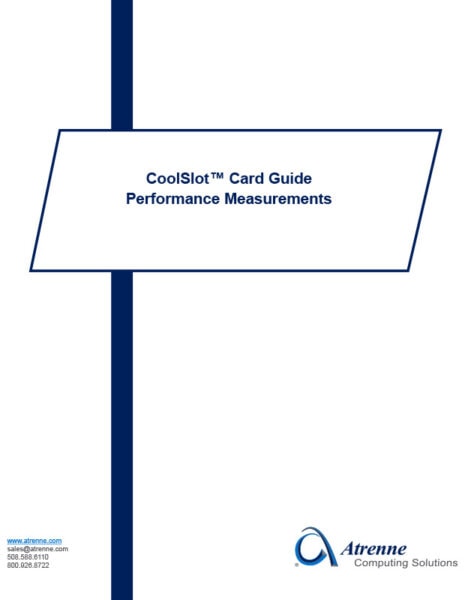 CoolSlot Card Guide Performance Measurements - Atrenne